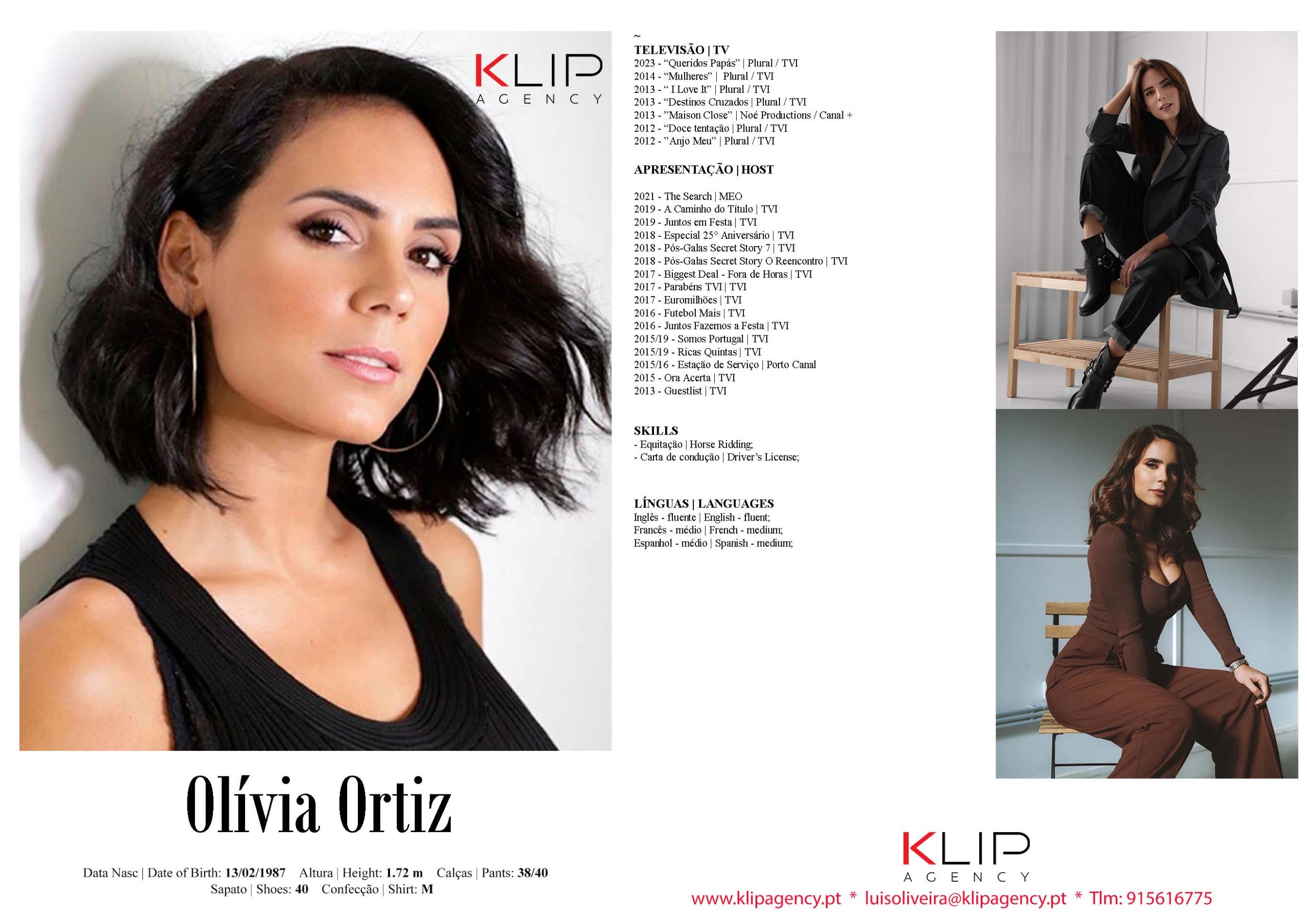 Olívia Ortiz - Klip Agency