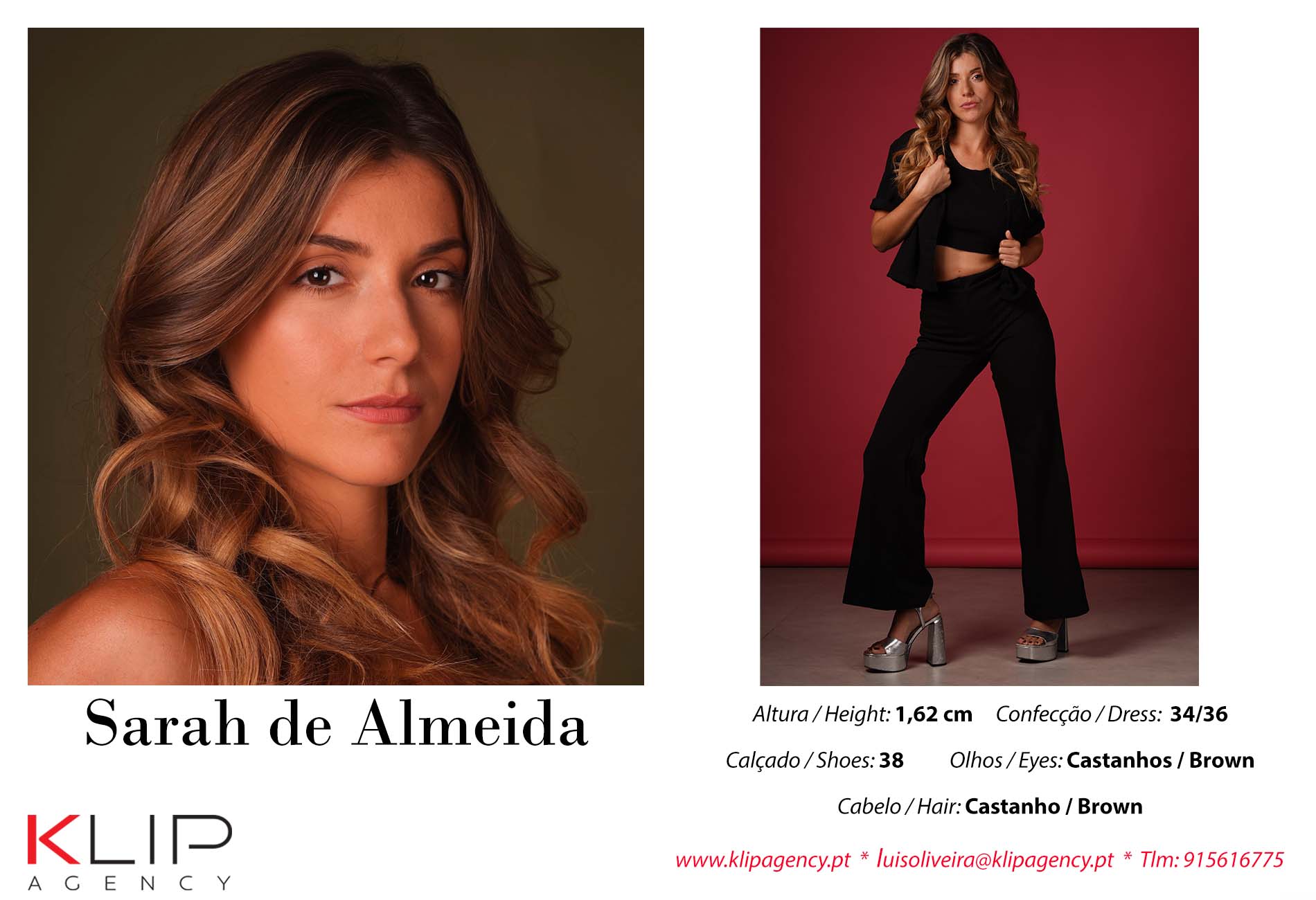 Sarah de Almeida - Klip Agency
